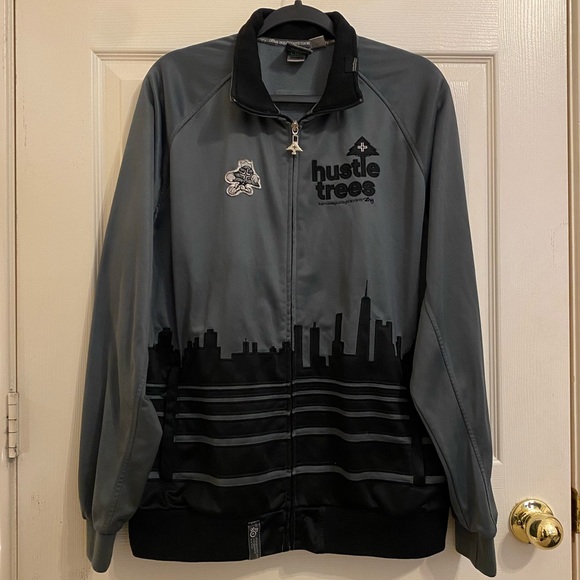 Lrg | Jackets & Coats | Vintage Y2k Lrg Hustle Trees Cityscape Skyline ...